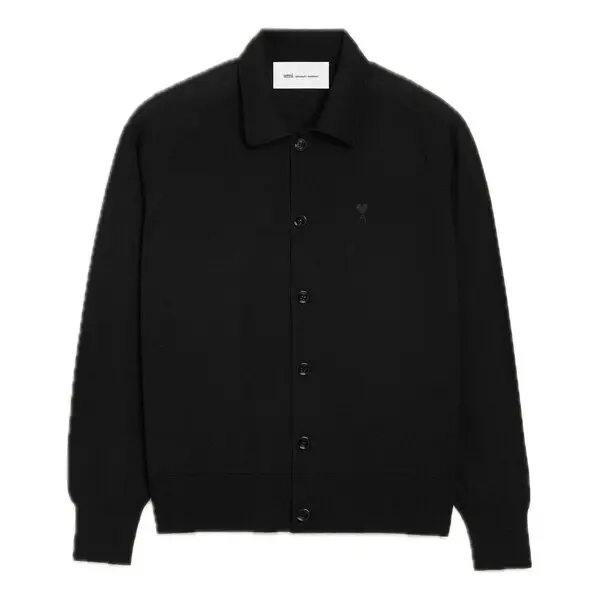 AMI Paris Collar Cardigan