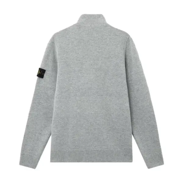 Stone Island Half Zip Up Knitwear - Gray