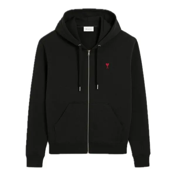 AMI Paris Zip Up Hoodie