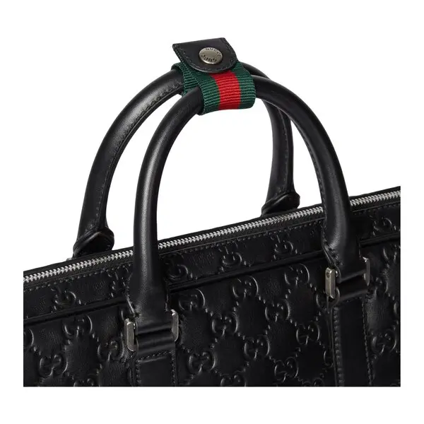 Gucci Gg Emblem Large Briefcase