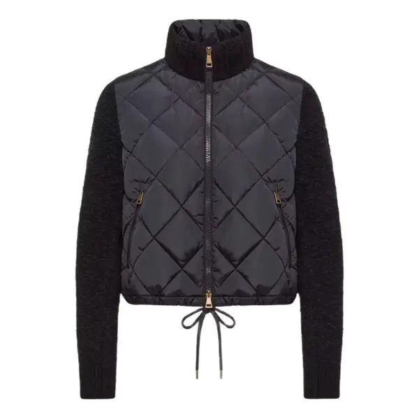 Moncler Cotton Blend Padded Cardigan