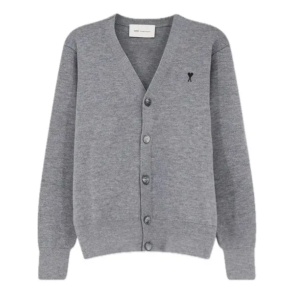 AMI Paris Cardigan - Grey