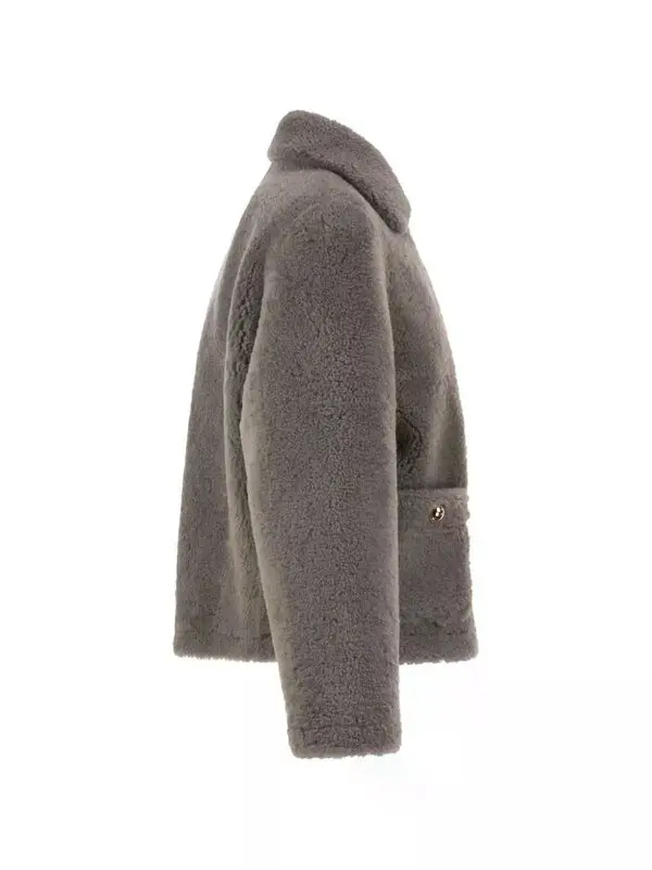 FAY Hook-fastening Shearling Jacket