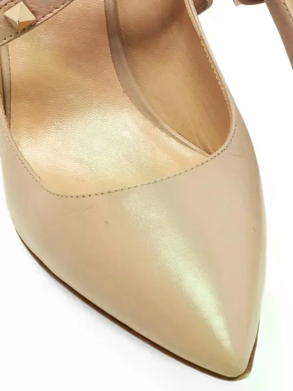 Valentino Garavani Rockstud Ankle-strap Heeled Pumps