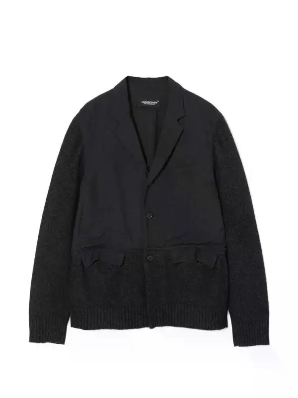 Undercover Panelled-design Cardigan - Black