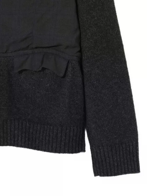Undercover Panelled-design Cardigan