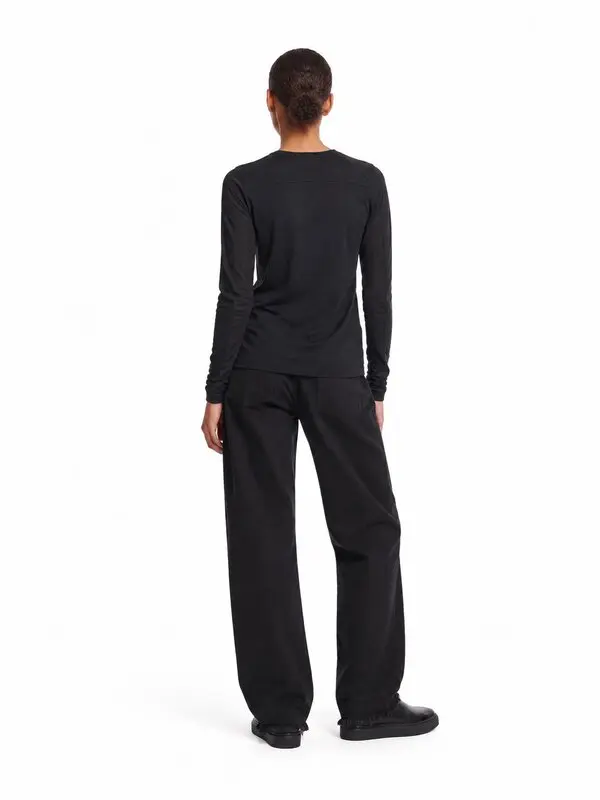 Phoebe Philo Fringed Straight Jeans