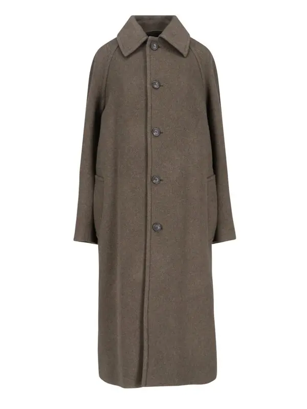 Phoebe Philo Cashmere And Wool Coat - Brown