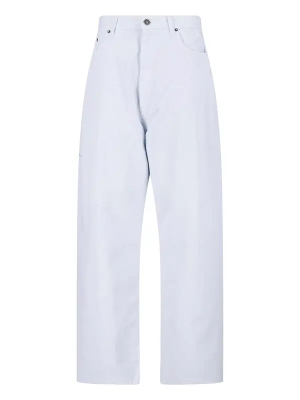 Phoebe Philo Wide Zip Jeans