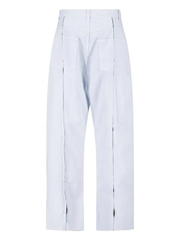 Phoebe Philo Wide Zip Jeans