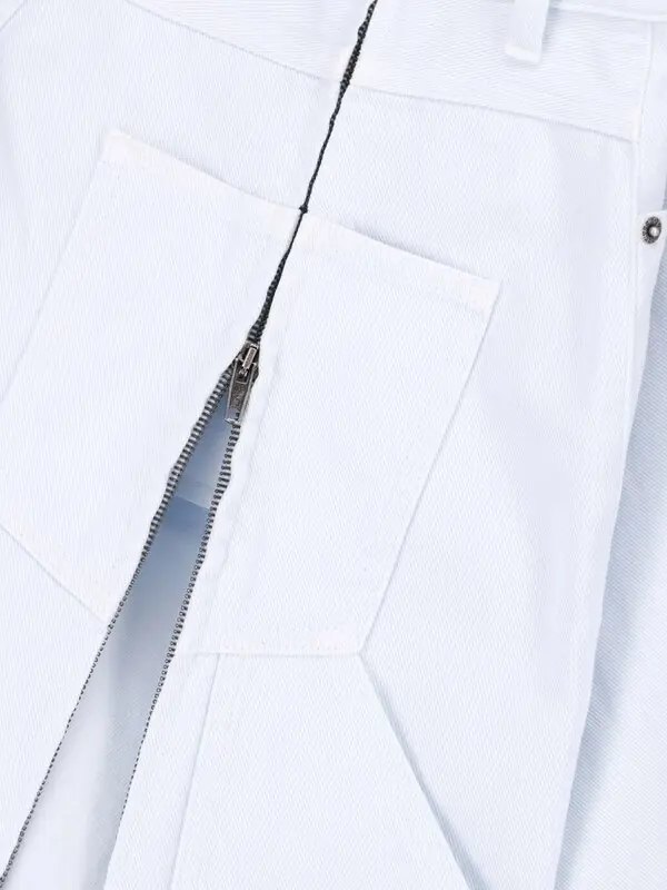 Phoebe Philo Wide Zip Jeans