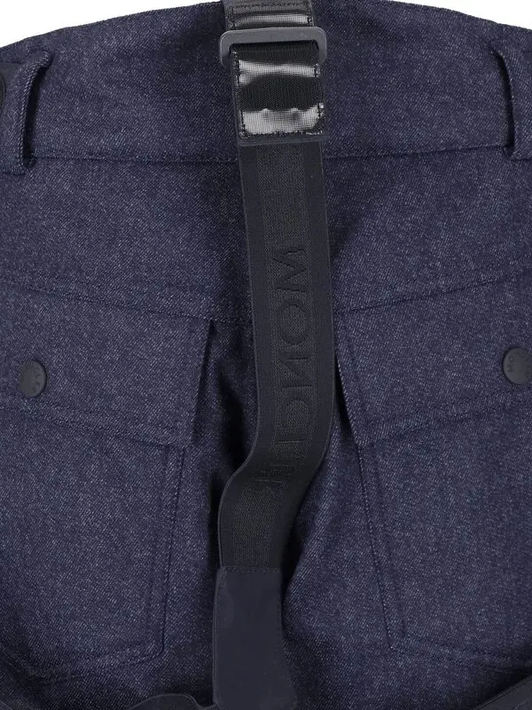 Moncler Technical Fabric Ski Bib