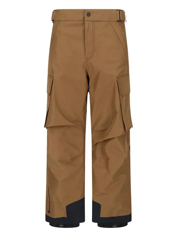 Moncler Technical Fabric Ski Trousers - Brown