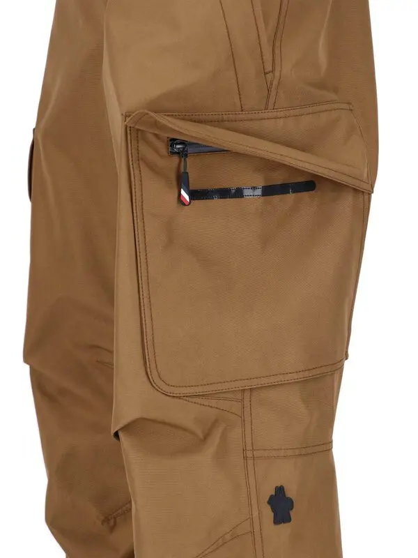Moncler Technical Fabric Ski Trousers - Brown