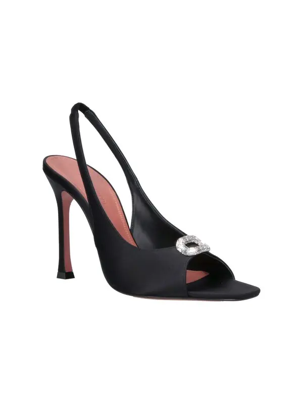 Amina Muaddi Slingback Sandals "mini Camelia