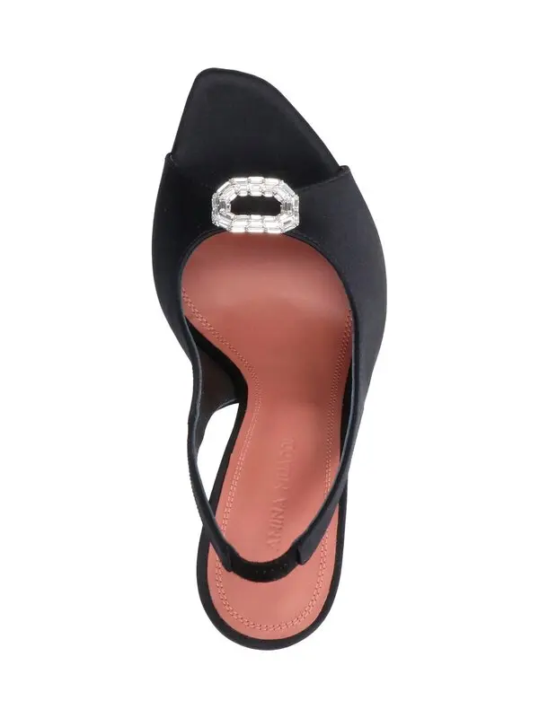 Amina Muaddi Slingback Sandals "mini Camelia