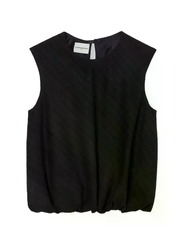 Claudie Pierlot Short Blouson Top - Black