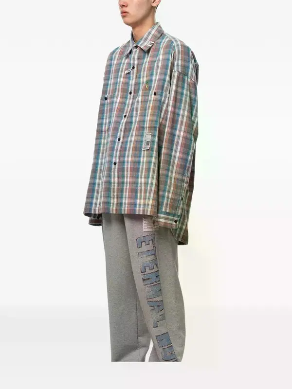 Mihara Yasuhiro Check Long Sleeve Shirt
