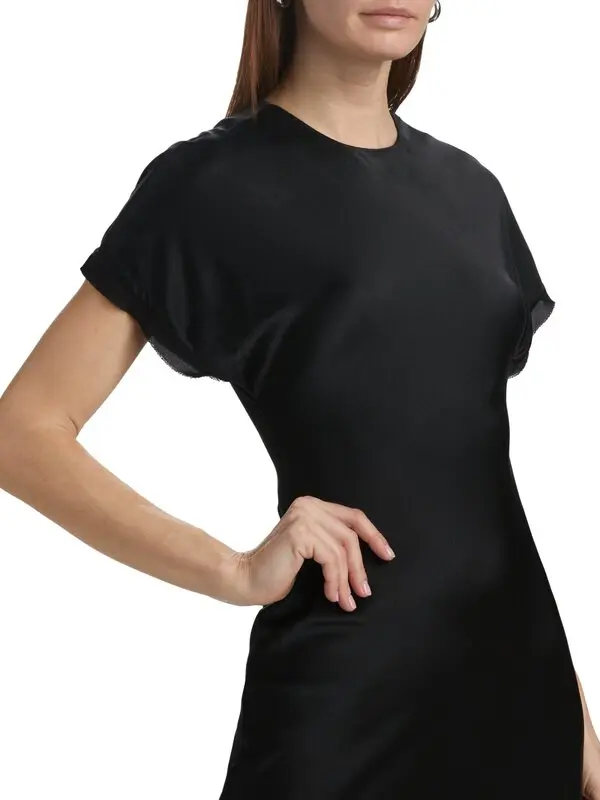 MARIA CHER Chiclana Dakota Silk A-line Midi-dress