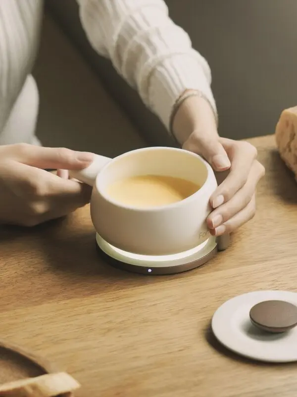 OHOM Fondi 2-piece Self-heating Fondue Set