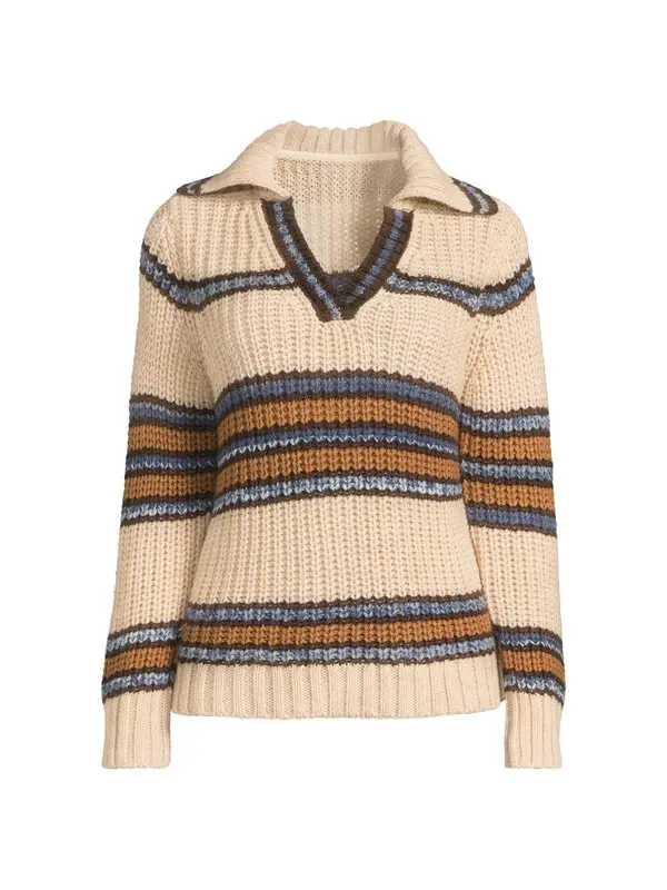 Misook X Lani Lynn Chunky Shaker-stitch Knit Sweater - Rustic Sienna