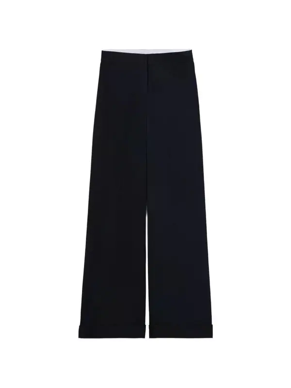 Claudie Pierlot High-waisted Wide-leg Trousers - Black