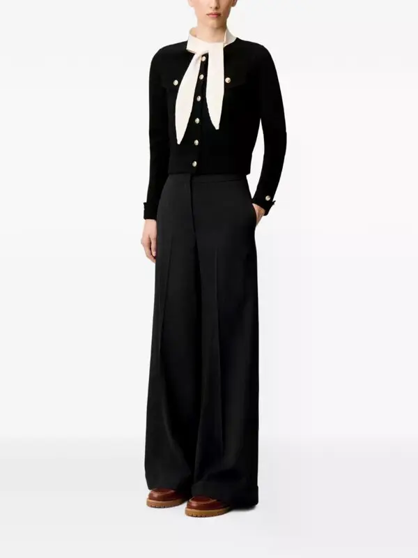 Claudie Pierlot High-waisted Wide-leg Trousers