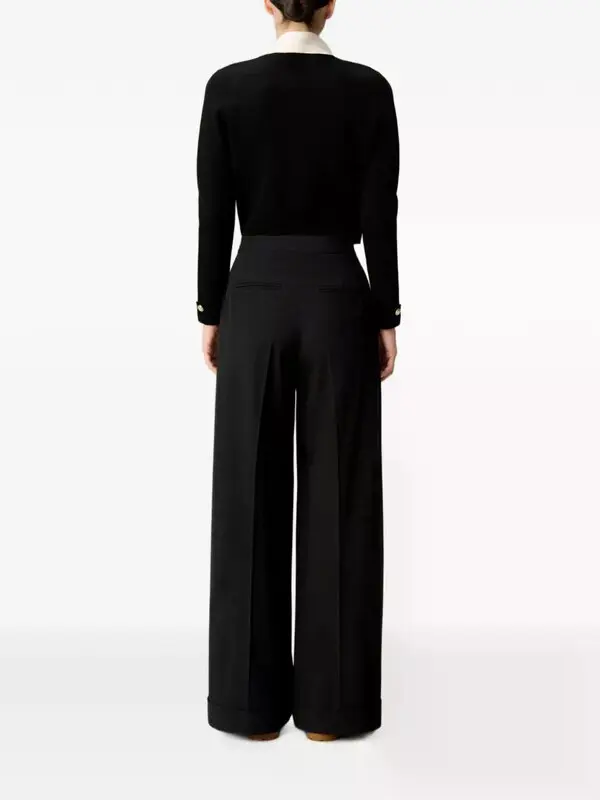 Claudie Pierlot High-waisted Wide-leg Trousers