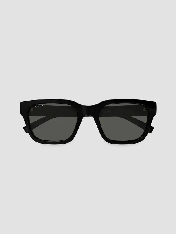 Gucci Lines 55mm Squared Sunglasses
