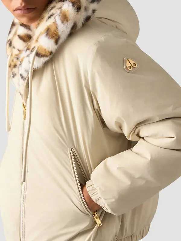 Moose Knuckles Eaton Cheetah-print Faux-fur Jacket