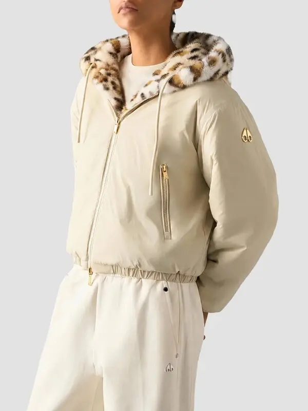 Moose Knuckles Eaton Cheetah-print Faux-fur Jacket