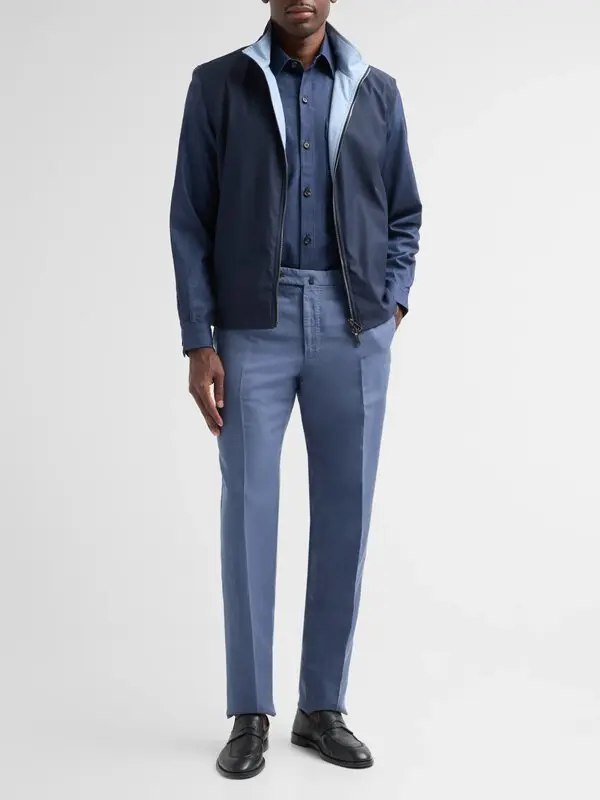 Isaia Reversible Wool-blend Vest