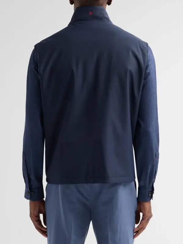 Isaia Reversible Wool-blend Vest