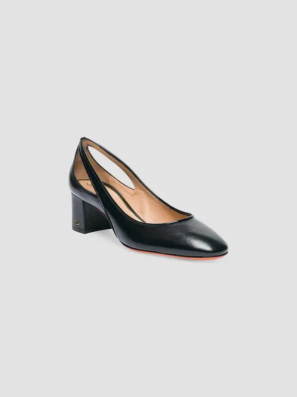 Santoni Sonny Patent Leather 85mm Sandals