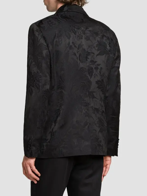 Etro Peacock Wool Blend Blazer