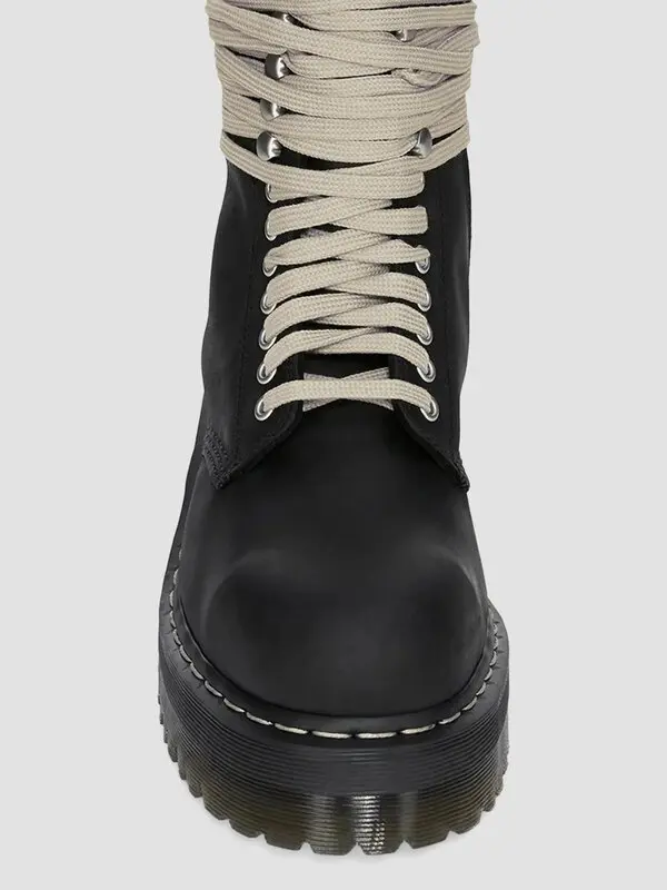 Rick Owens Dr. Martens X Quad Sole Steel Toe Boot