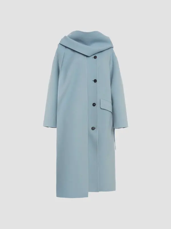 Malo Hooded Wool-cashmere Overcoat - Wind