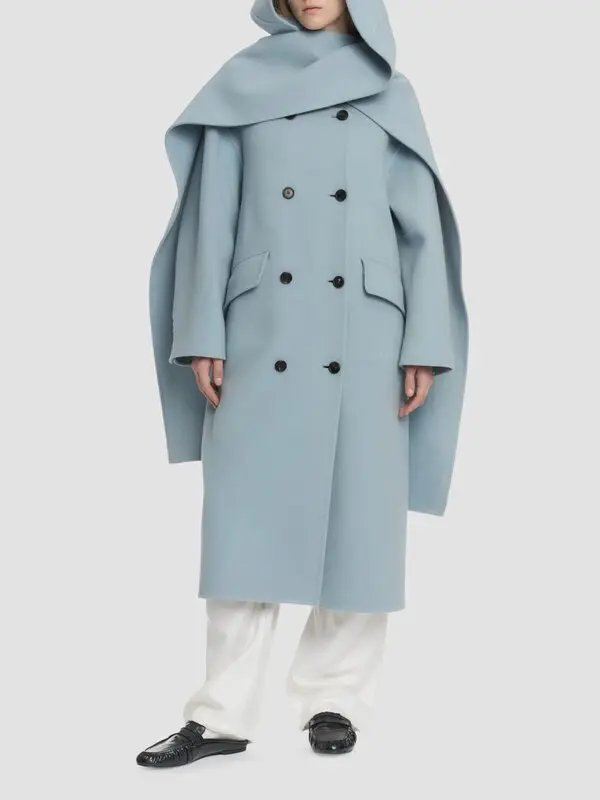 Malo Hooded Wool-cashmere Overcoat