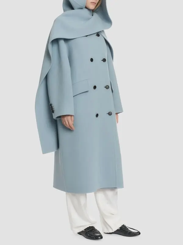 Malo Hooded Wool-cashmere Overcoat