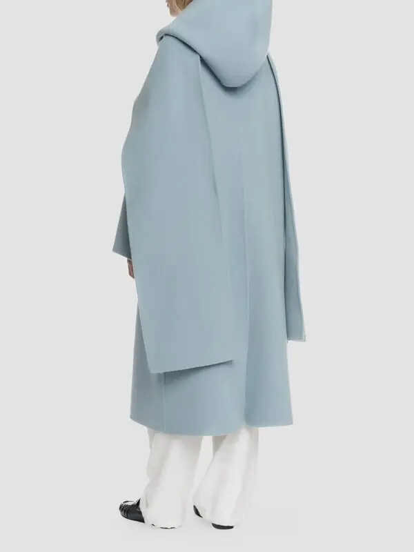 Malo Hooded Wool-cashmere Overcoat