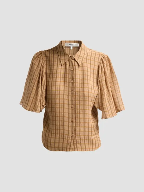 FRAME The Flutter Silk Shirt