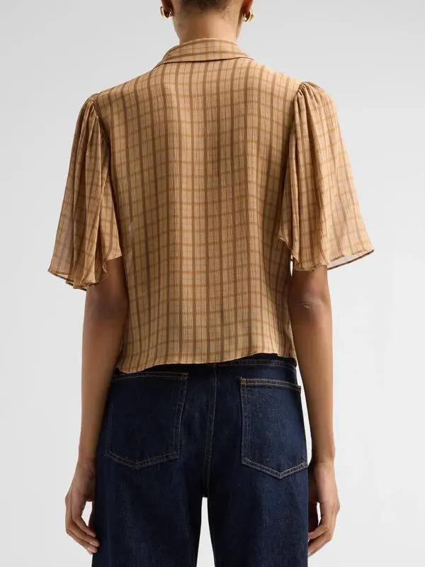 FRAME The Flutter Silk Shirt