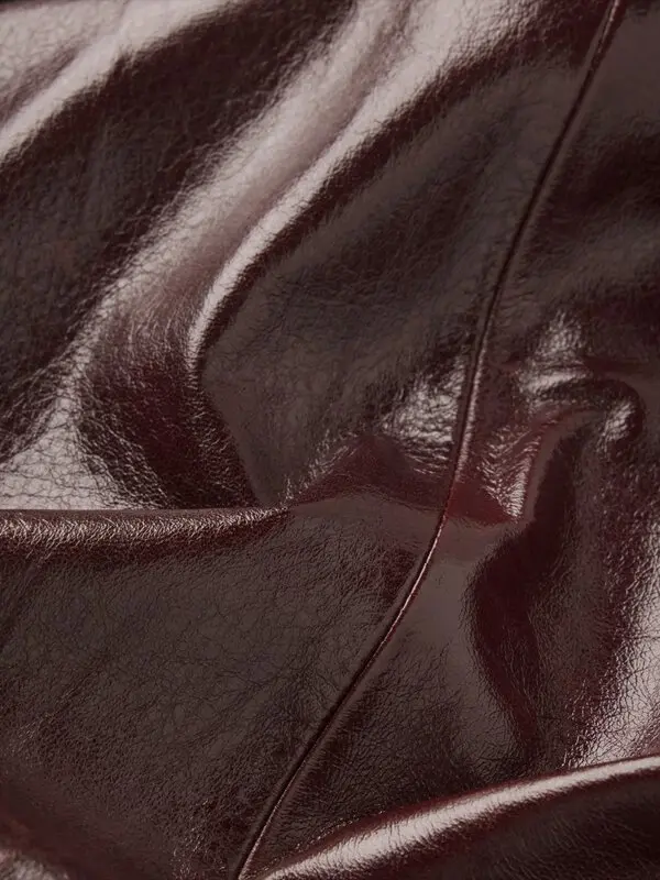 FRAME The Veda Leather Trench​ Coat