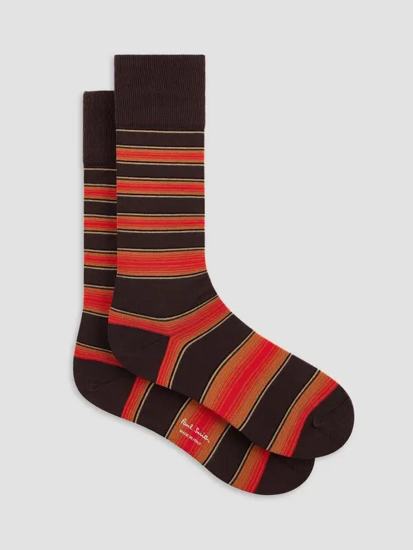 Paul Smith 3-pack Striped Cotton-blend Socks