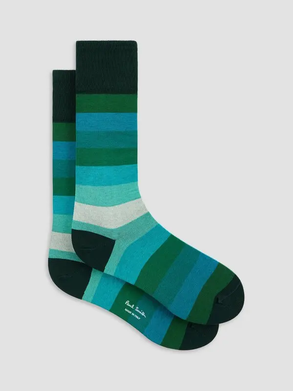 Paul Smith 3-pack Striped Cotton-blend Socks