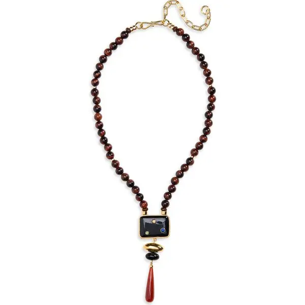 LIZZIE FORTUNATO Constellation Pendant Necklace - Multi