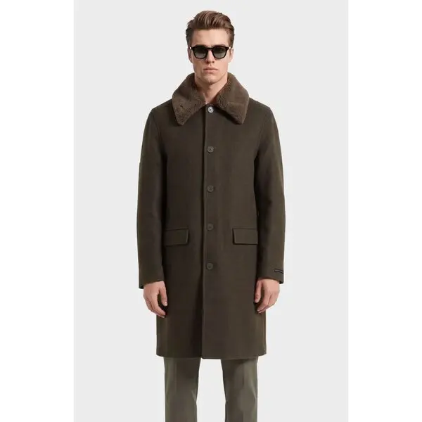 Rudsak Nico Wool Coat - Olive