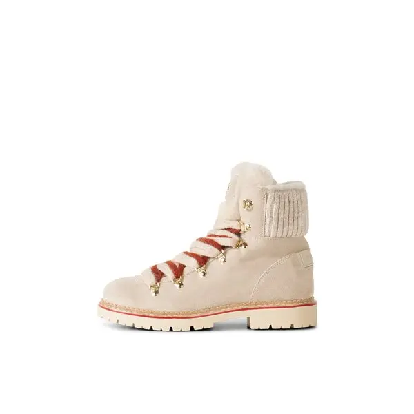 Bogner Andermatt Lace-up Boots With Spikes - Beige