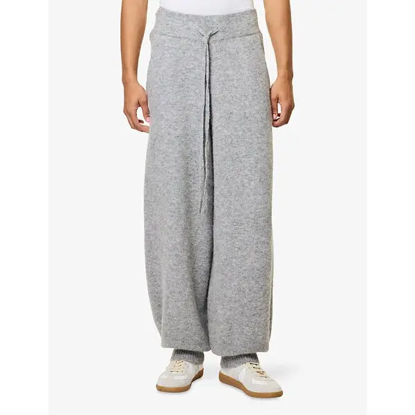 SEVENTH Alpaca Wool-blend Knit Cuff Trousers