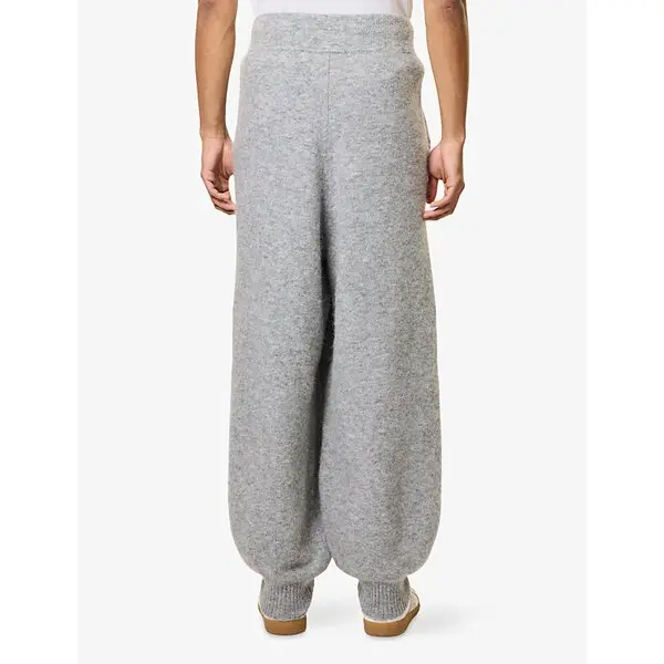 SEVENTH Alpaca Wool-blend Knit Cuff Trousers
